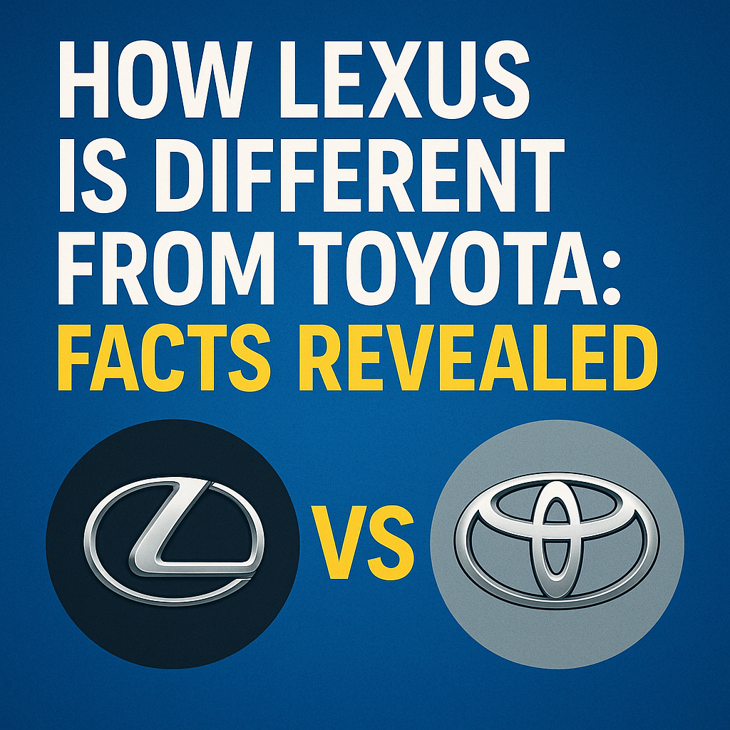 What Makes Lexus Different from Toyota? Facts Revealed - Wheelomotive